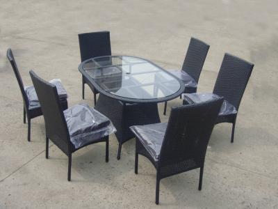 中国 7pcs 藤の家具セット。 販売のため