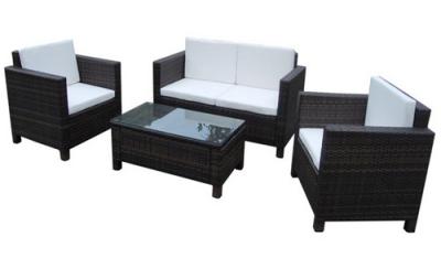 China 4pcs cheap KD rattan sofa for sale
