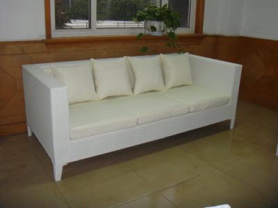 China 2pcs poly wicker sofa for sale