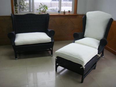 Cina Sedia all'aperto tessuta a mano del sofà del rattan di stile europeo per il balcone in vendita