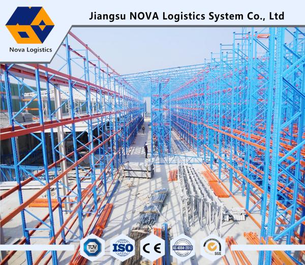 Prefabricated Construction Pallet Rack Accessories , Steel Structure Racking Support Building
