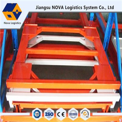 China Customized Push Back Pallet Racking Warehouse Storage Racks Heavy Duty for sale