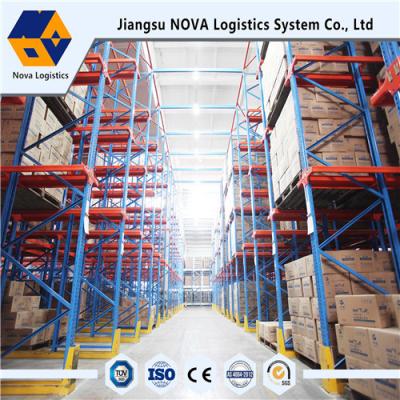 China Warehouse Storage Forklift Drive In Pallet Racking Freezer Use Q345 Steel Cold for sale