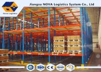 China Q235B Pre Galvanized Gravity Pallet Racking System For Logistic Warehouse for sale