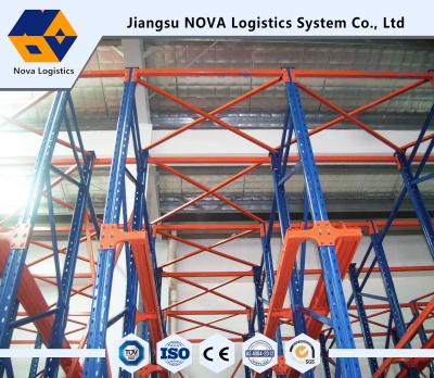 China Dubbele de Deklaagaandrijving van het Ingangspoeder in Pallet het Rekken voor Grondstoffen Te koop