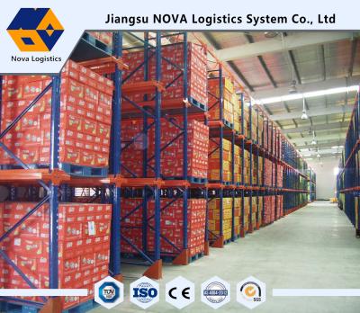 China Dubbele de Deklaagaandrijving van het Ingangspoeder in Pallet het Rekken voor Grondstoffen Te koop