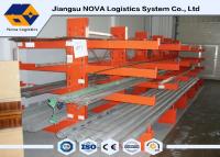 China Long Shaped Loads Storage Cantilever Storage Racks Without Front Columns for sale