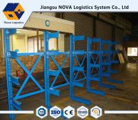 China Steel Cantilever Warehouse Storage Racking , Level Height Adjustable for sale