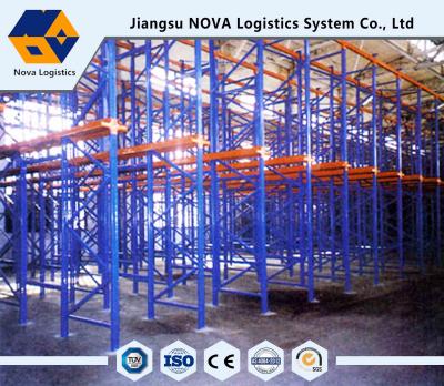 Anti-Rust Metal Storage Drive Through Pallet Racking With Electrostatic Spray