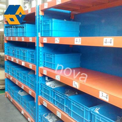 China Warehouse Power Coating Medium Duty Racking 3-5 Levels Longspan Metal Medium Duty Shelf for sale