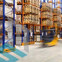 China Optimum Density Storage Push Back Racking Maximizes Warehouse Capacity for sale