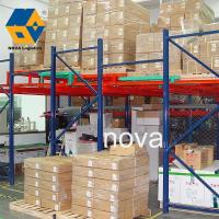 China Optimum Density Storage Push Back Racking Maximizes Warehouse Capacity for sale