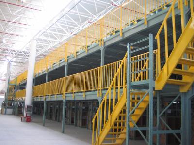 China Warehouse Storage Garret Mezzanine Platform System Steel Structure Floor for sale