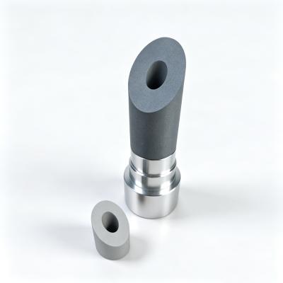 China Industrial Custom Ceramic Parts Ceramic Nipple Coupling Fitting for sale