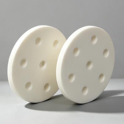 China Precision Machined Alumina Ceramic Disk Custom Aluminium Oxide Plate Insulating for sale