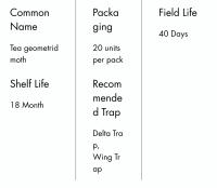 China Pheromone Lure for Ectropis obliqua for sale