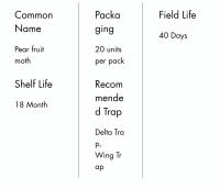 China Pheromone Lure for Cydia pyrivora for sale