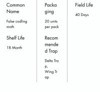 China Pheromone Lure for Thaumatotibia leucotreta for sale
