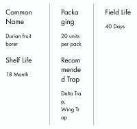 China Pheromone Lure for Conogethes punctiferalis for sale