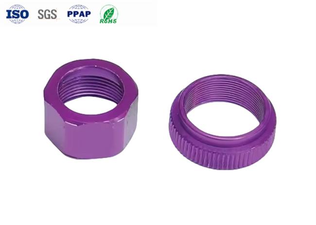 Precision CNC machined aluminum parts with anodized surface