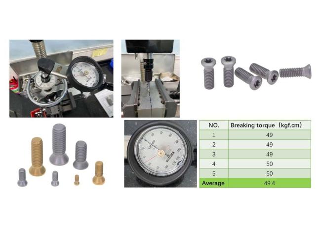 M1.6 M2 M3 M4 M5 M6 M8 Cutting Tool Screw Customized High Strength Screws for Cutting Tool Fasteners Insert and Indexable Mill Fasteners