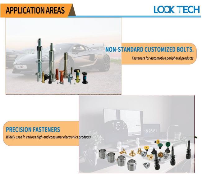 Custom HDG Coated Screws in various sizes