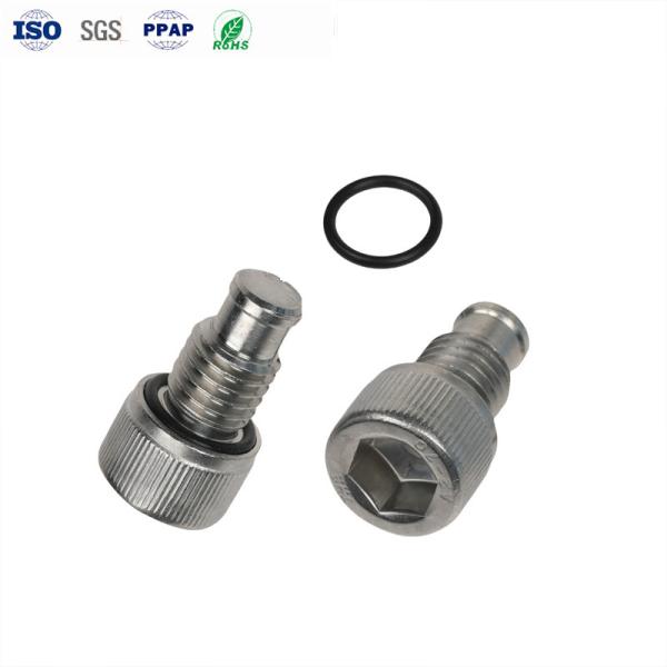 Quality Waterproof screws stainless steel hexagonal slot cylindrical head with rubber for sale