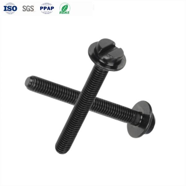 Quality Carbon Steel Long Bolt Black Zinc Slotted Non Standard Flat Head Bolts 4.8 Grade for sale