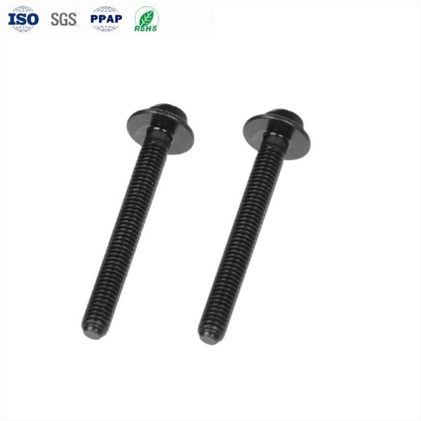 Quality Carbon Steel Long Bolt Black Zinc Slotted Non Standard Flat Head Bolts 4.8 Grade for sale