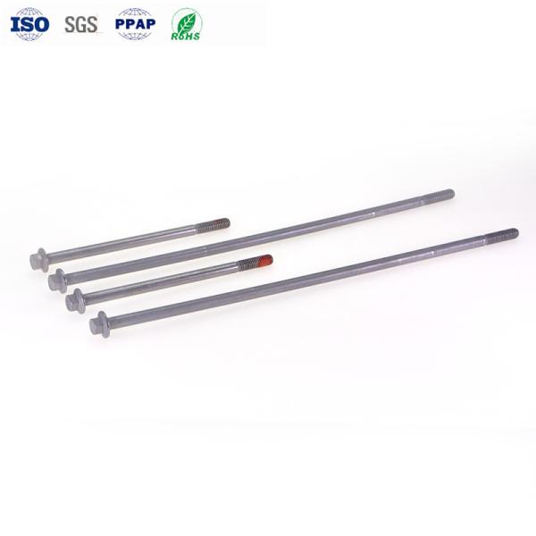 Quality Alloy Steel Automobile Fasteners Grade 10.9 Hexagonal Flange Bolt Electroplated for sale