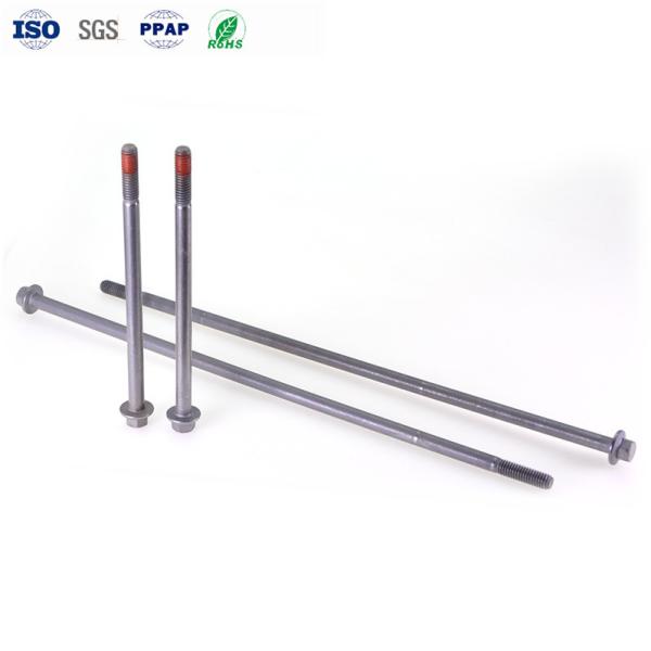 Quality Alloy Steel Automobile Fasteners Grade 10.9 Hexagonal Flange Bolt Electroplated Galvanized for sale
