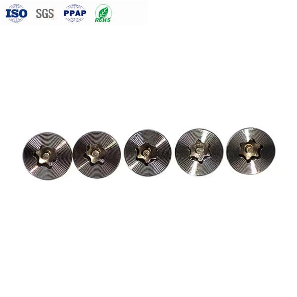Quality CD Pattern Miniature Screws Stainless Steel Plum Anti-Demolition Slot Nylok for sale