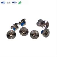 Quality CD Pattern Miniature Screws Stainless Steel Plum Anti-Demolition Slot Nylok for sale