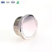 China Brass Plated Hex Head Plug CNC Machining Part with ±0.01mm Precision and 1000pcs MOQ for sale