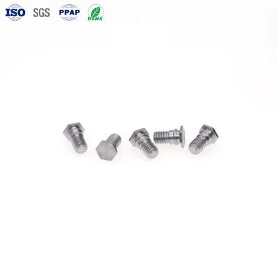 China Stainless steel / zinc plated pressure riveting self clinch stud screws FHS M2.5 M3 M4 M5 M6 M8 M10 self clinching for sale