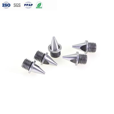 China TUV CNC Aluminum Parts Customizes Color CNC Manchining Processing Shoe Stud Head Parts for sale