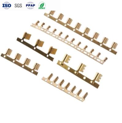 China Custom Brass Stamping Parts CNC Machined ±0.01mm Tolerance for sale