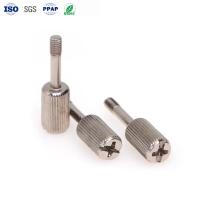 Quality Nickel Plated Electronics Screws Half Thread Knurled Thumb Screws Cross Slotted for sale