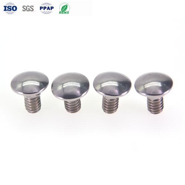 Quality Square Neck Decorative Screw Stainless Steel 20mm Mirror Screws Polished for sale