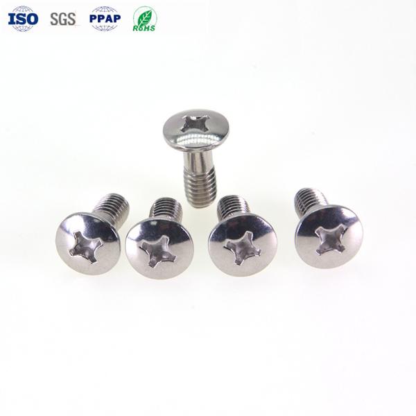 Quality Thin Pan Automobile Fasteners Head Half Thread Cross Groove Stainless Steel Bolt for sale