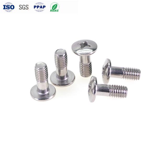 Quality Thin Pan  Automobile Fasteners Head Half Thread Cross Groove Stainless Steel Bolt  For Refrigerator for sale
