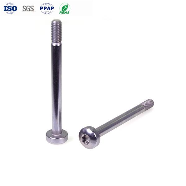 Quality Stainless Steel Long Screw  With Plum Blossom Groove Pan Head Half Thread for sale
