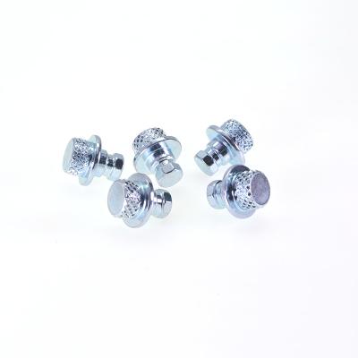 China Anpassungsposition Kolonne eingebettete Knurled Isolationskolonne Blaue Zinkbeschichtung zu verkaufen