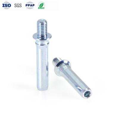 China Non Standard Custom Fasteners Double Stud Hexagonal Screw Galvanized Carbon Steel for sale