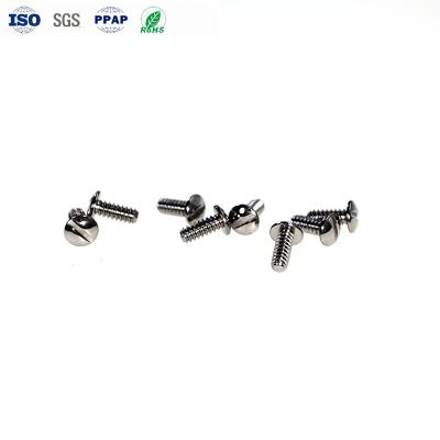 Cina Custom M0.8 in acciaio inossidabile lucidato slot Pan testa macchina orologio dentale vite fabbrica in vendita