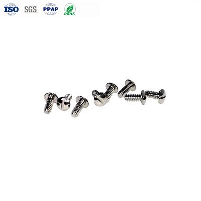 Cina Custom M0.8 in acciaio inossidabile lucidato slot Pan testa macchina orologio dentale vite fabbrica in vendita