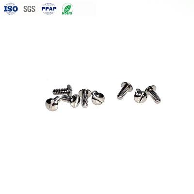 Cina Custom M0.8 in acciaio inossidabile lucidato slot Pan testa macchina orologio dentale vite fabbrica in vendita