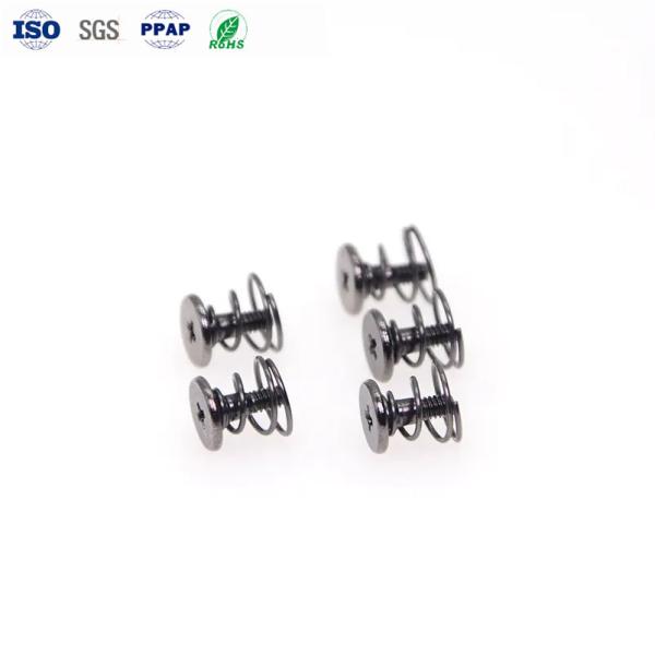Quality Spring Mini Screws For Electronics M1.2 Black Computer Mother Board Screws for sale