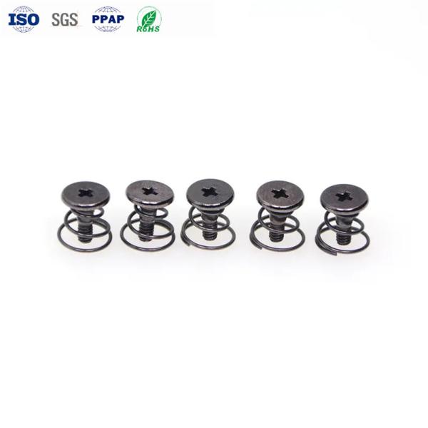 Quality Spring Mini Screws For Electronics M1.2 Black Computer Mother Board Screws for sale