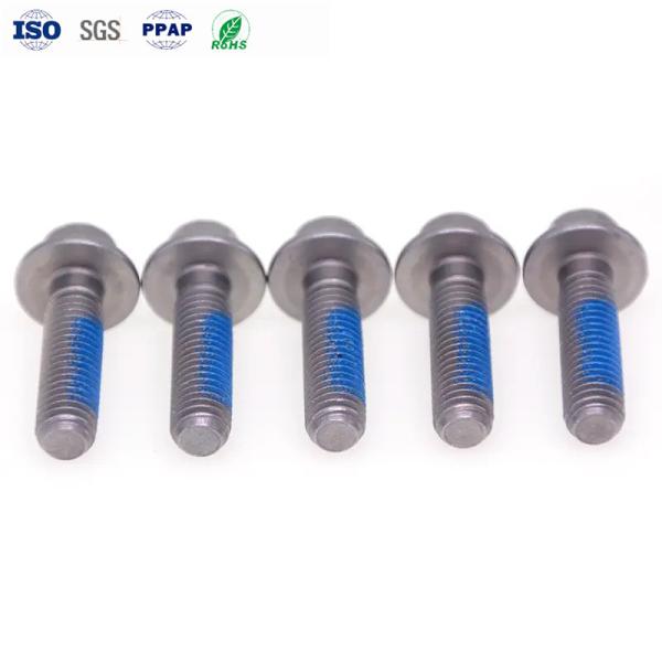 Quality Custom M8 Flanged Hex Head Bolt SCM435 Hex Flange Screw Steel 8.8 10.9 12.9 for sale